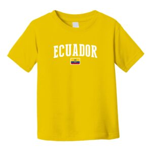 ecuador toddler soccer t-shirt national team for boys girls kids ecuadorian