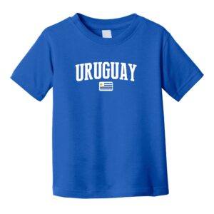 Uruguay toddler soccer T-shirt national team for world cup 2022 boys girls kids Uruguayan