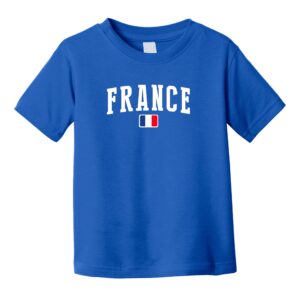 france toddler soccer t-shirt national team for boys girls kids french