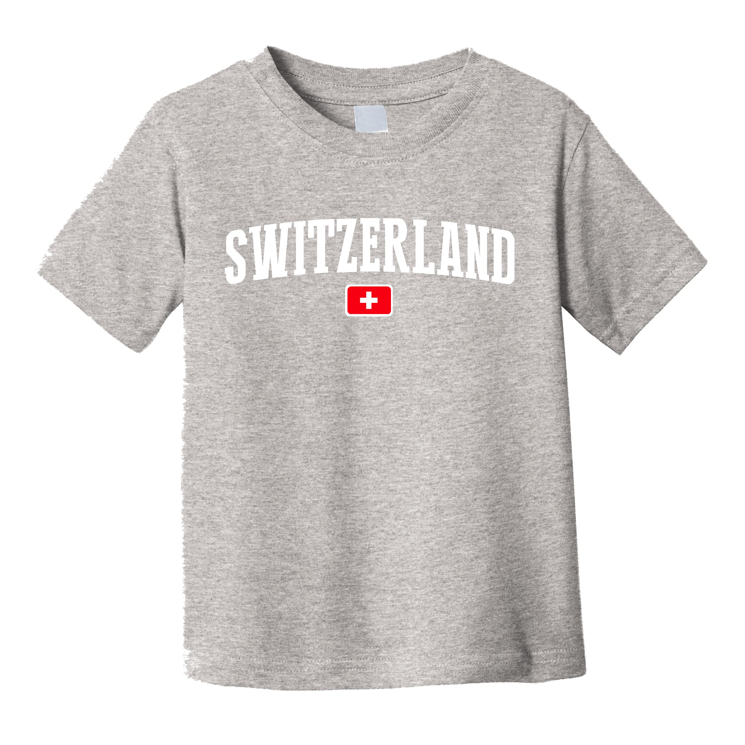 Switzerland toddler soccer T-shirt national team for world cup 2022 boys girls kids Swiss