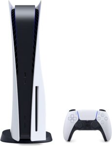 2022 play_station 5 disc version p_s5 gaming console, x86-64-amd ryzen zen 8 cores cpu, amd radeon rdna, 4k blu-ray player, 16gb gddr6 memory, ultra-high speed 825gb ssd, wifi 6, bluetooth 5.1