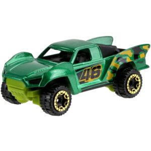 hot wheels camouflage truck series - dwf46 ~ metallic green baja 46 truck ~ 7/8