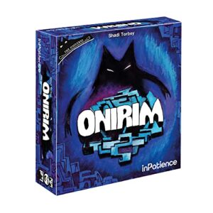 inpatience onirim card game | solo or cooperative two player strategy game from the oniverse | fun family game | ages 10+ | 1-2 players | average playtime 15 minutes | made, multicolor (inpaon12)