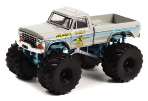 king of crunch greenlight 49110-c series 11 - crime time state trooper - 1979 f 250 monster truck monster truck 1/64 scale