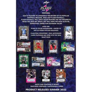 2022 Leaf Flash Football Hobby Box