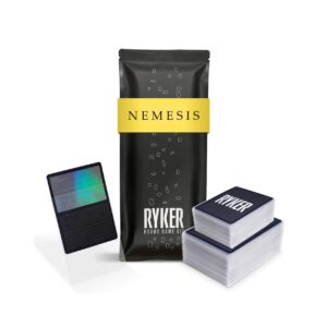 ryker | compatible with nemesis card sleeve kit | board game card sleeves (clear)