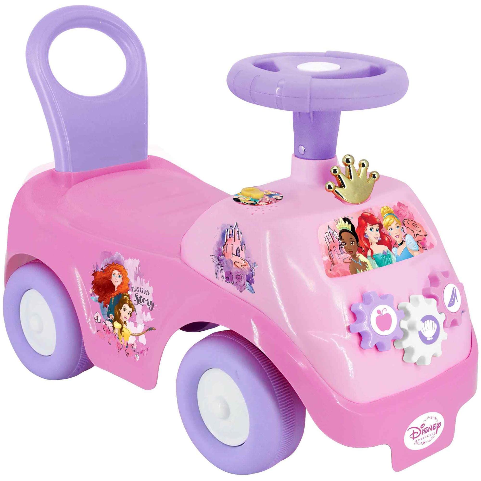 Disney: Light N' Sounds Princess This is My Story Activity Ride On - Foot to Floor, Kids Car, Push & Pull, Ages 12-36 Months, Large