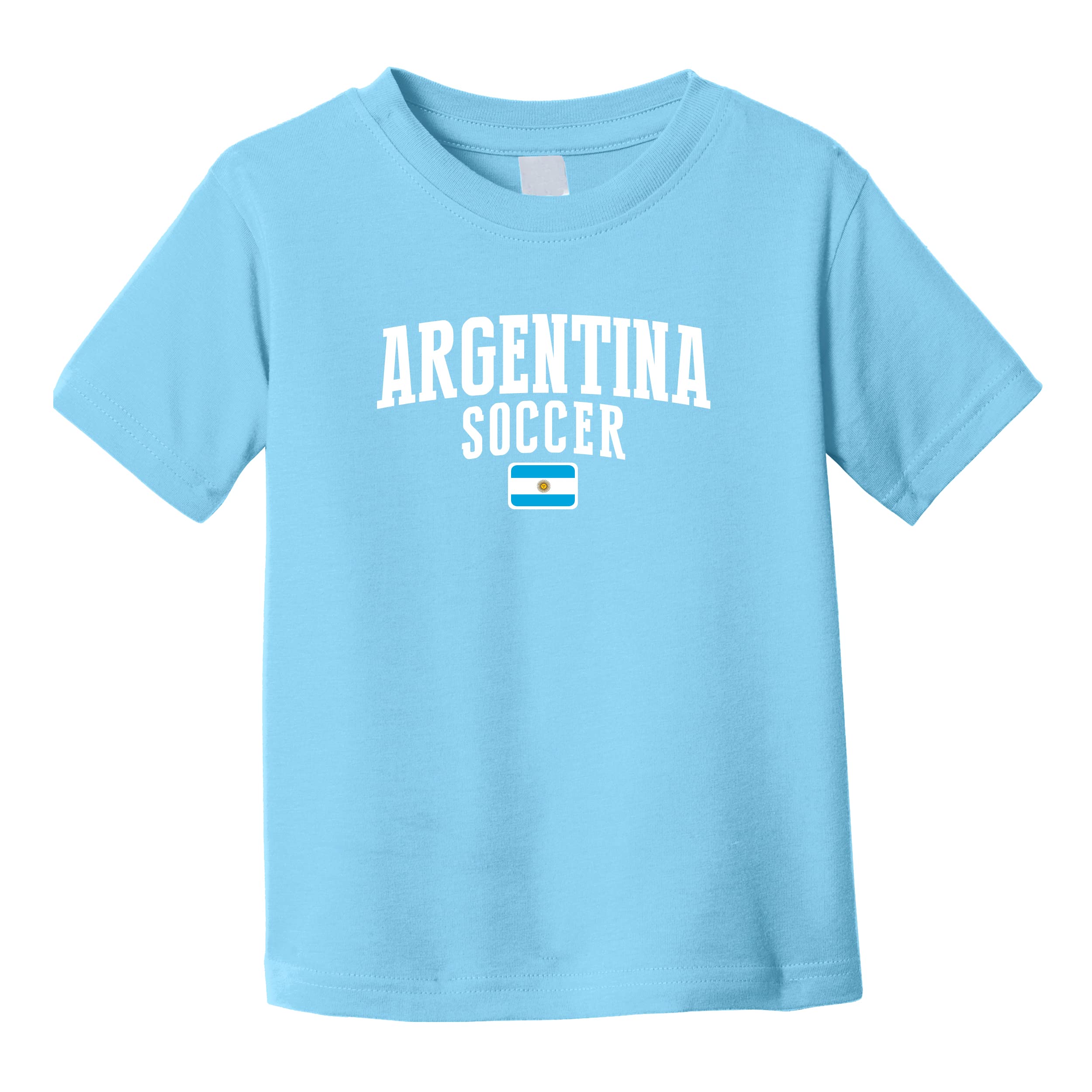 Argentina toddler soccer T-shirt Flag and letters national team for boys girls