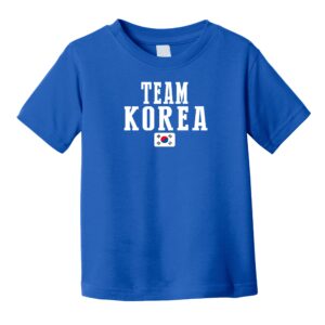 korea toddler soccer t-shirt national team for world cup 2022 boys girls add custom name and number national team