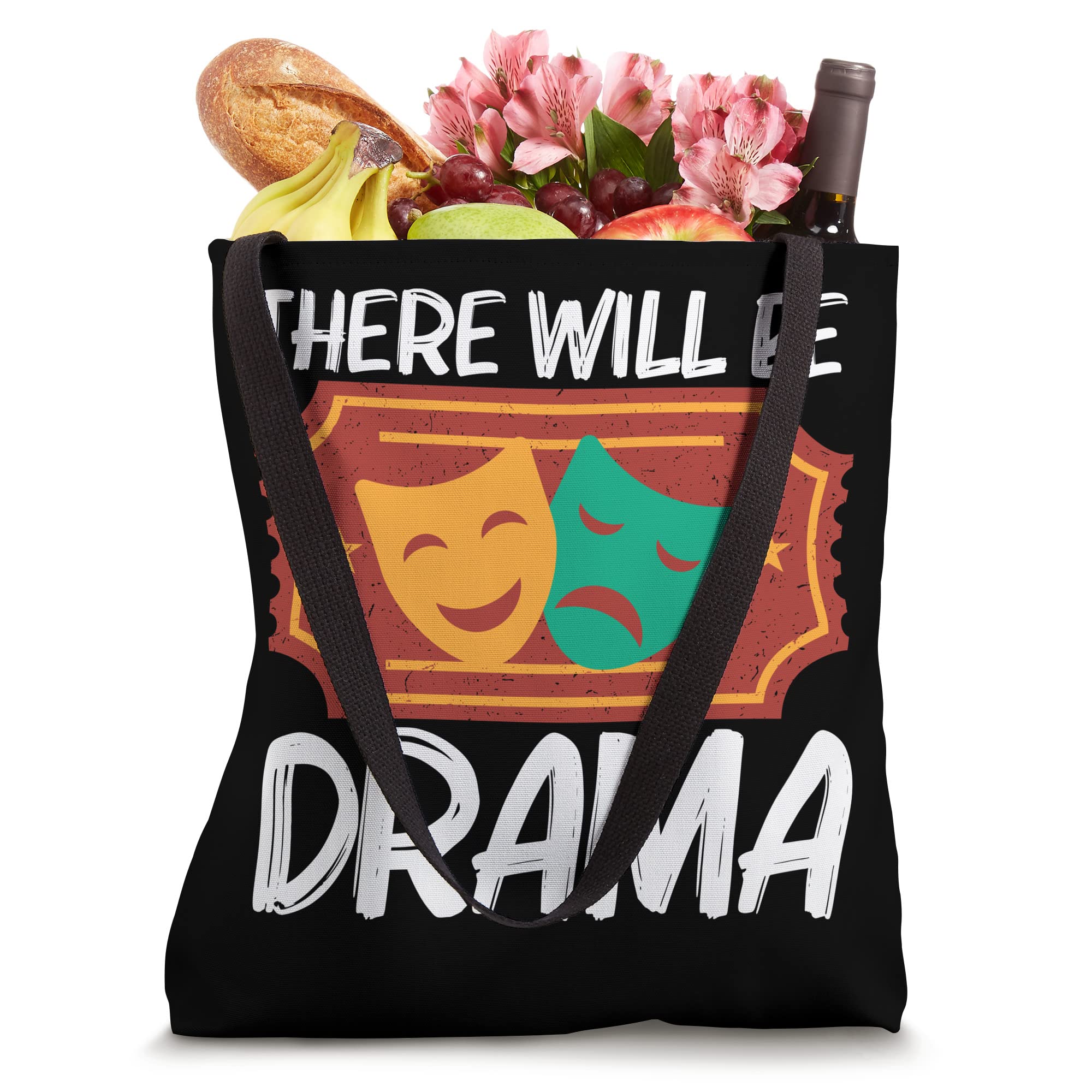 Funny Theater Design For Men Women Musical Drama Song Lovers Tote Bag