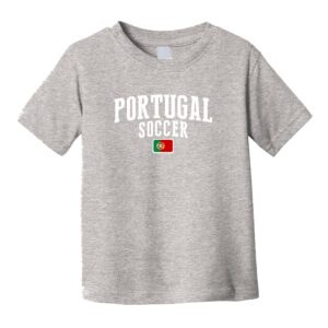 Portugal toddler soccer T-shirt Flag and letters national team for world cup 2022 boys girls