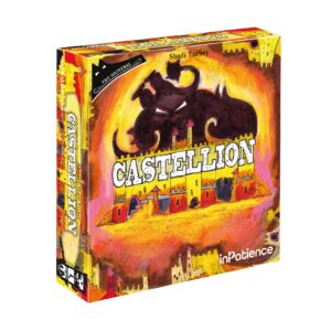 inpatience castellion board game | tile-placement strategy game from the oniverse | fun family game | ages 10+ | 1-2 players | average playtime 30 minutes | made by inpatience, multicolor (inpaon32)