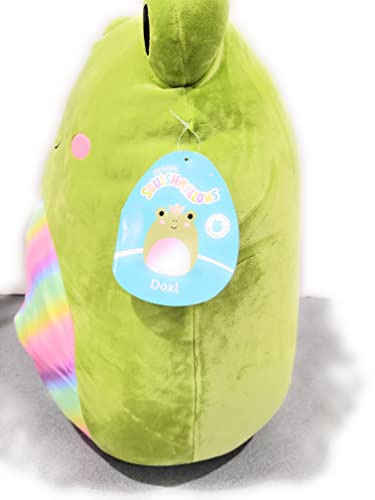 Rare Squishmallow Doxl The Frog 16" with Crown, Princess