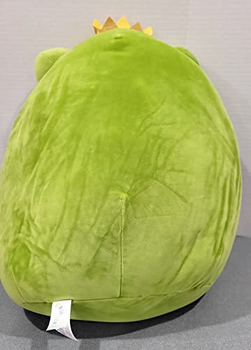 Rare Squishmallow Doxl The Frog 16" with Crown, Princess