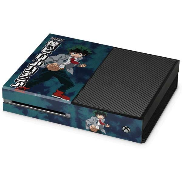 Skinit Decal Gaming Skin Compatible with Xbox One Console - Officially Licensed Crunchyroll Izuku Midoriya Uniform Design