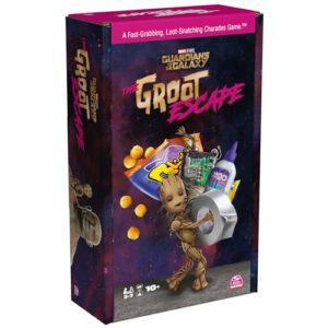 spin master games marvel guardians of the galaxy, the groot escape, charades-style card games board games for adults and kids ages 10 and up