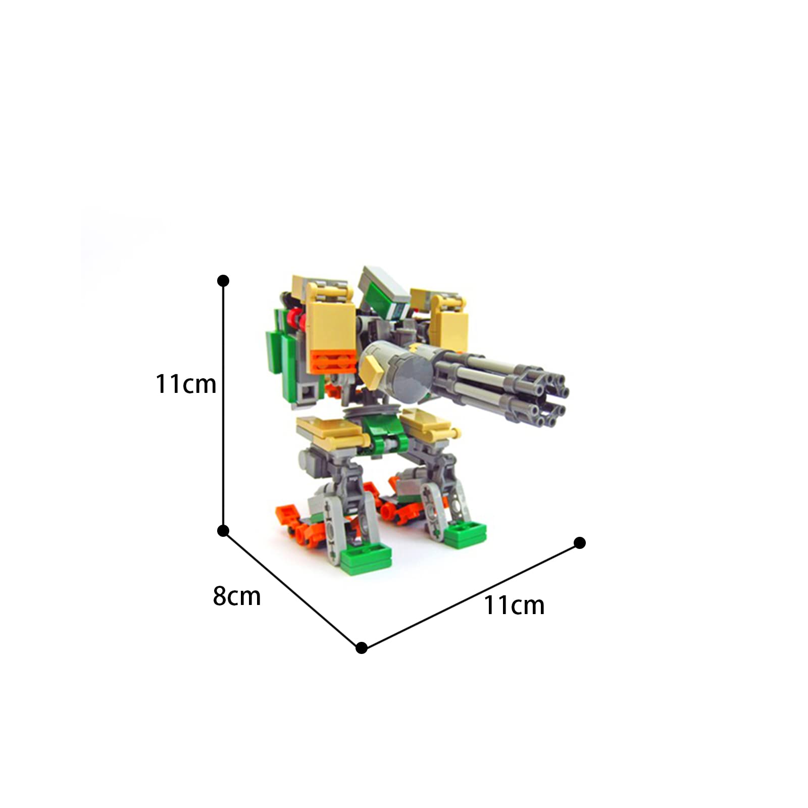 Robot Bastion Building Sets, Fighting Robot Toy Models, Game Lovers Collected Toys, Suitable for Kids Boys Girls 6+ (260 pcs)