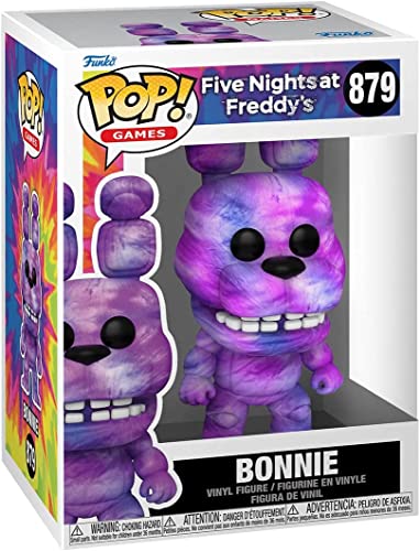 POP Five Nights at Freddy's - Tie Dye Bonnie Funko Vinyl Figure (Bundled with Compatible Box Protector Case), Multicolor, 3.75 inches