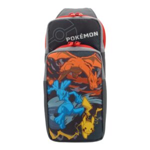 Nintendo Switch Adventure Pack (Pikachu, Charizard, and Lucario) Travel Bag - Officially Licensed by Nintendo & Pokémon