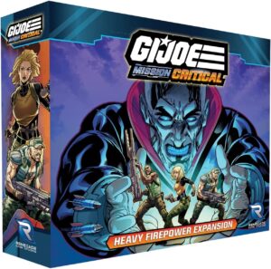 renegade games studios g.i. joe mission critical: heavy firepower expansion - cooperative board game, role playing game, renegade game studios, ages 14+, 2-5 players, 45-60 minute playing time