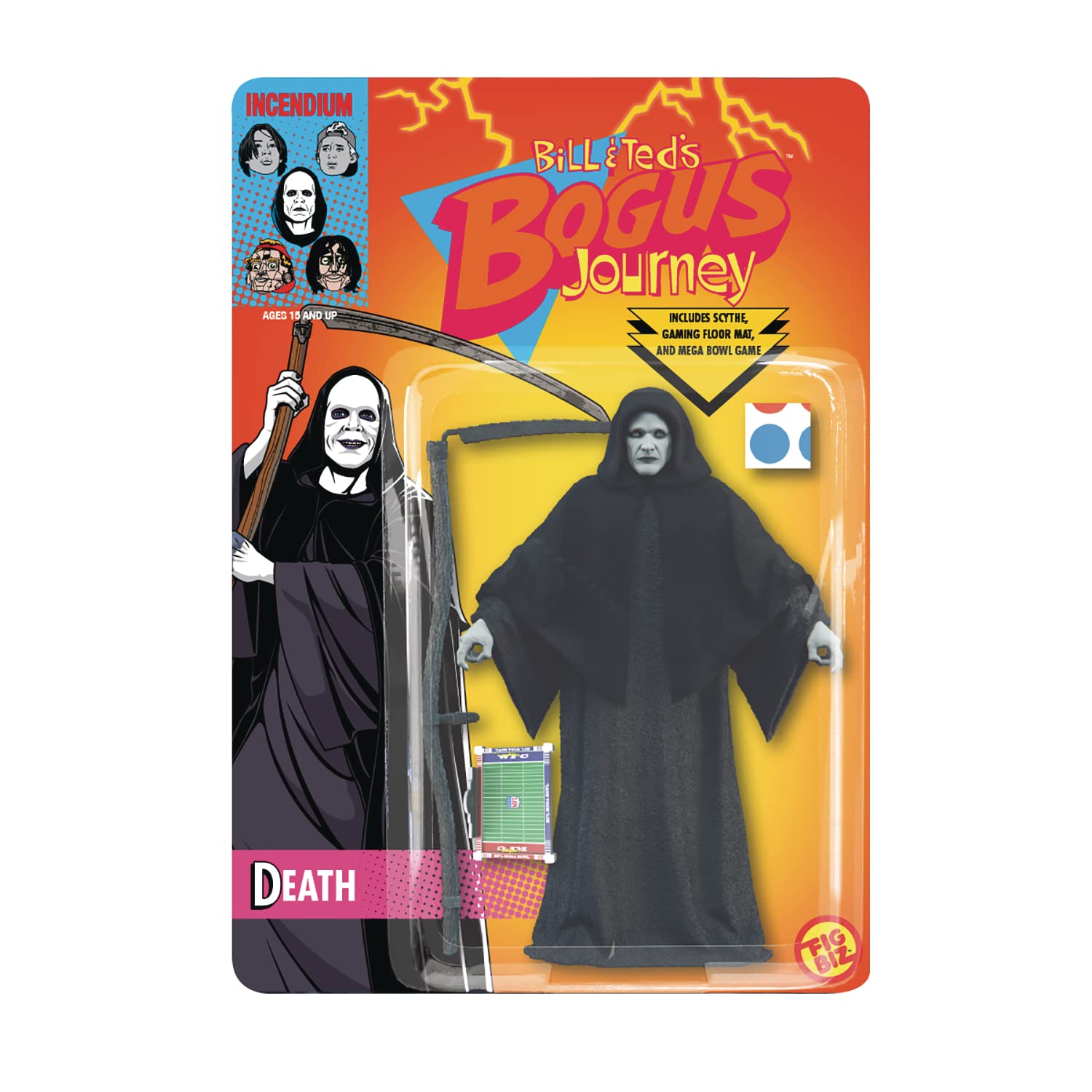 INCENDIUM LLC FIG Biz Bill & TEDS Bogus Journey Death 5IN Action Figure