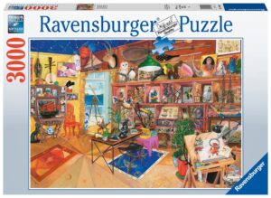 ravensburger 3000 piece jigsaw puzzle 'the curious collection' | premium quality puzzle | vibrant, glare-free finish | challenging fun for adults | fsc certified | perfect interlocking fit.