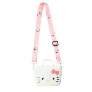 kitty cat purse with adjustable lanyard zipper kitty cat wallet crossbody bag shoulder bag coin pouch with handle, sanlio accessories for women