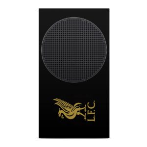 Head Case Designs Officially Licensed Liverpool Football Club Liver Bird Gold On Black Art Vinyl Sticker Gaming Skin Decal Cover Compatible with Xbox Series S Console