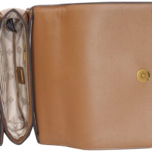 GUESS Abey Convertible Crossbody Flap, Bronze