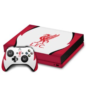 head case designs officially licensed liverpool football club side details art vinyl sticker gaming skin decal cover compatible with xbox one x console and controller bundle