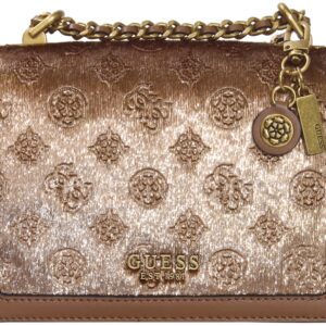 GUESS Abey Convertible Crossbody Flap, Bronze