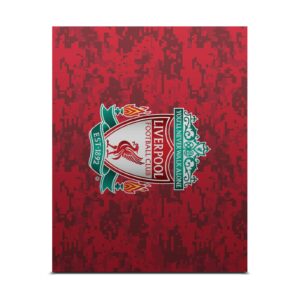 Head Case Designs Officially Licensed Liverpool Football Club Crest Red Camouflage Art Vinyl Sticker Gaming Skin Decal Cover Compatible With Xbox One X Console and Controller Bundle