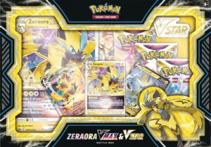 pokemon tcg: zeraora vmax vstar battle box