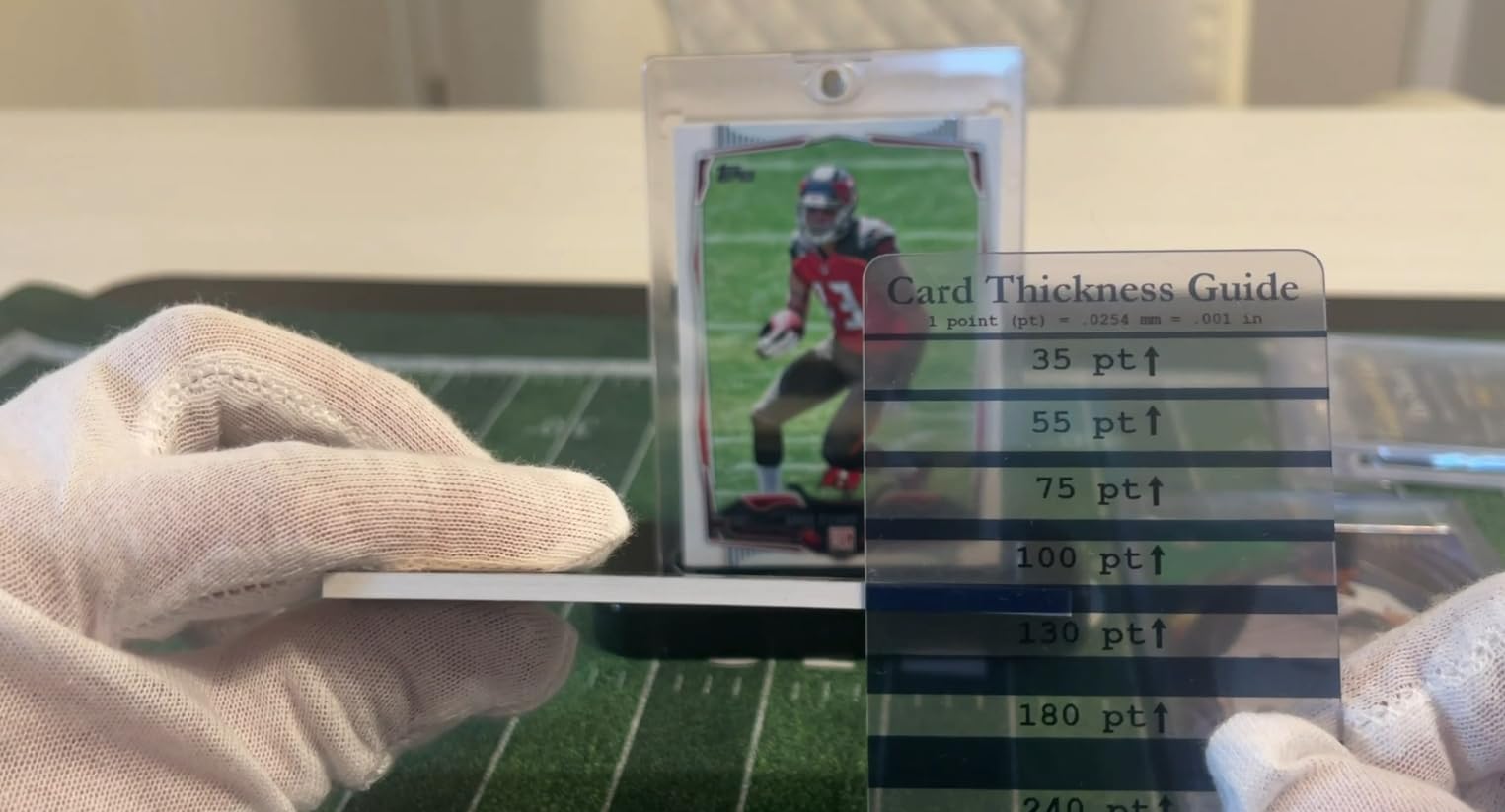 Trading Card Thickness Guide- Measure Thickness of Any Sports Card or Trading Card Safely & Easily