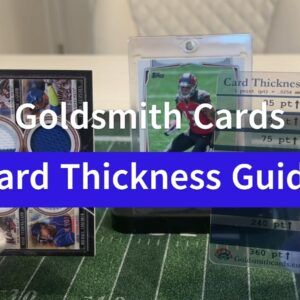 Trading Card Thickness Guide- Measure Thickness of Any Sports Card or Trading Card Safely & Easily