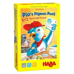 haba pio's pigeon post - 8+2 there's mail for you - a fun arithmetic game for ages 5+