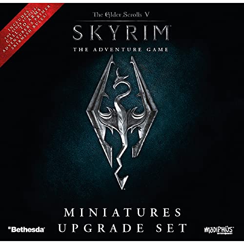 The Elder Scrolls V: Skyrim – The Adventure Game Miniatures Upgrade Set | Strategy Board Game for Adults | Ages 14+ | 1-4 Players | Avg. Playtime 60-120 Minutes | Made by Modiphius Entertainment