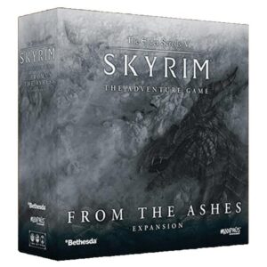 the elder scrolls v: skyrim – the adventure game from the ashes expansion | strategy board game for adults | ages 14+ | 1-4 players | avg. playtime 60-120 minutes | made by modiphius entertainment