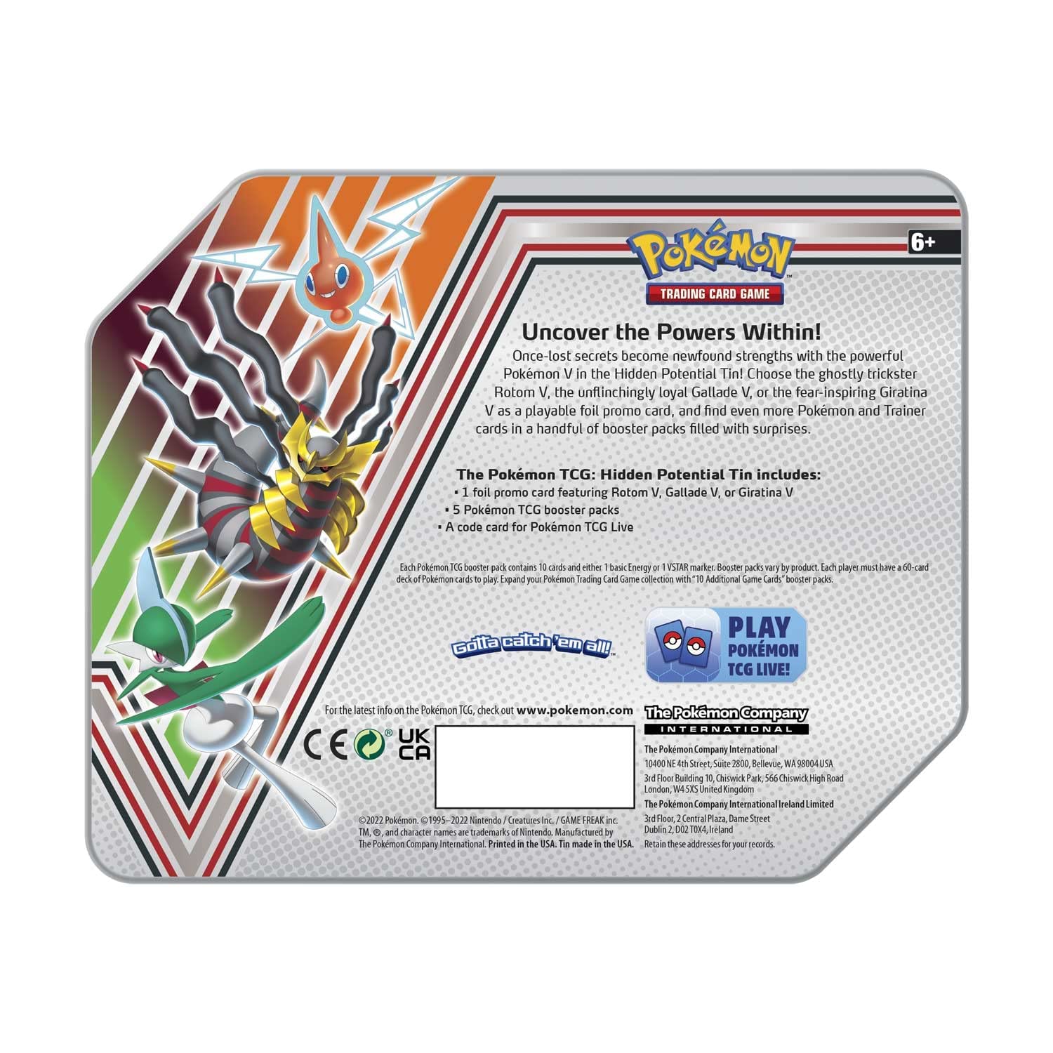 Pokemon TCG: Hidden Potential Tin - Rotom V