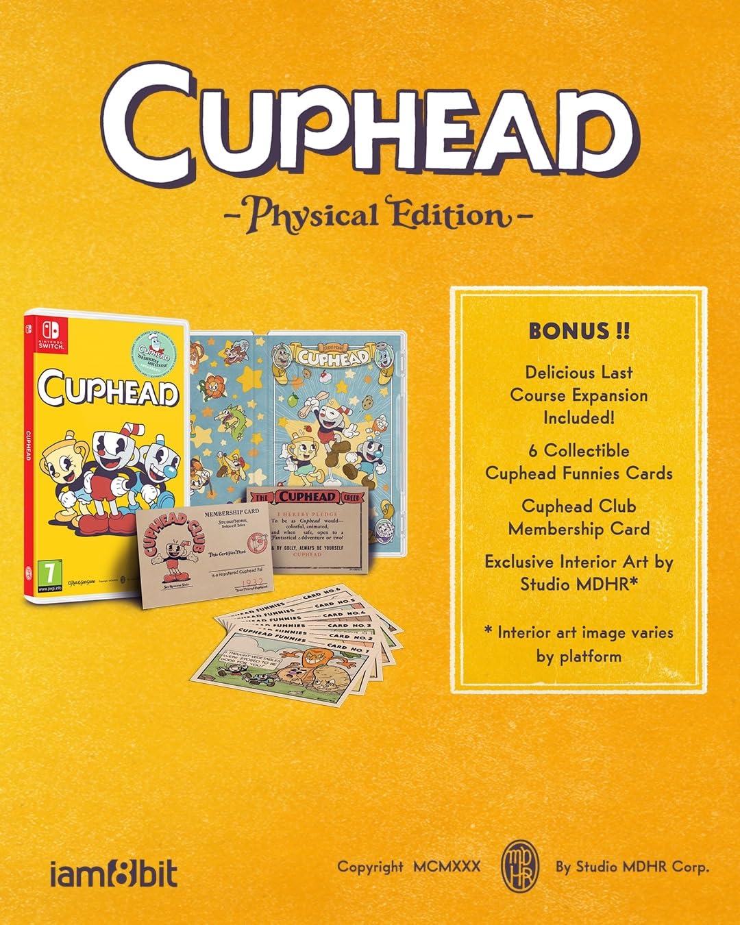 Cuphead (Switch) (Packaging May Vary)