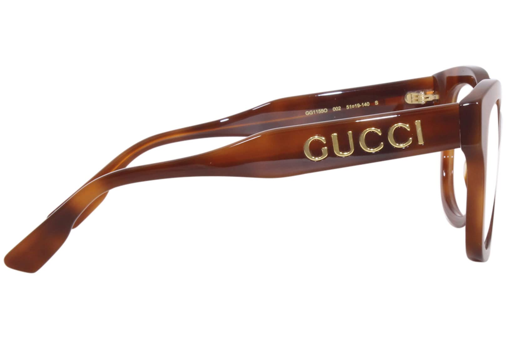 Gucci GG1155O 002 Havana Cat-eye Women's Eyeglasses