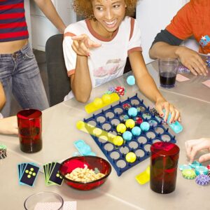 Jumping Ball Table Game, Funny Jumping Ball Tabletop Game, Family Party Board Games Bouncing Ball Game for 2-4 Players