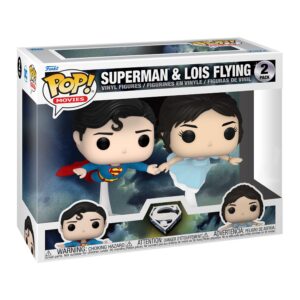 funko pop! dc superman and lois lane flying exclusive 2 pack figures