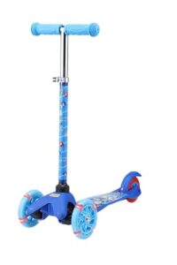 sonic the hedgehog self balancing kick scooter with light up wheels, extra wide deck, 3 wheel platform, foot activated brake, 75 lbs limit, kids & toddlers girls or boys, for ages 3 and up