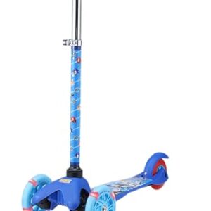 Sonic The Hedgehog Self Balancing Kick Scooter with Light Up Wheels, Extra Wide Deck, 3 Wheel Platform, Foot Activated Brake, 75 lbs Limit, Kids & Toddlers Girls or Boys, for Ages 3 and Up