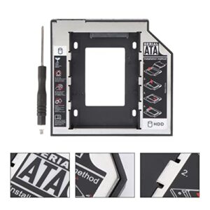 SOLUSTRE Braces Hard Ssd Laptop Accessories Disk .mm Holder Practical Machine Bay -state Case Drive Hdd Inches Tray Bracket Enclosure Kickstand