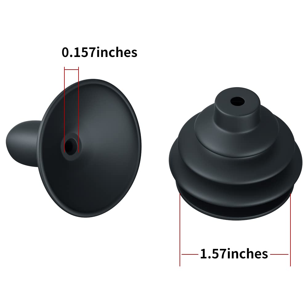 BIAQI Jazzy Power Chair Parts Wheelchair Cover Electric Wheelchair Joystick Knob Fits GC, VSI, VR2, and Remote Plu Black