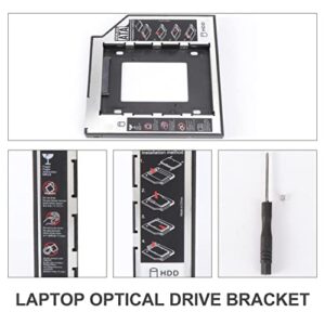 SOLUSTRE Braces Hard Ssd Laptop Accessories Disk .mm Holder Practical Machine Bay -state Case Drive Hdd Inches Tray Bracket Enclosure Kickstand