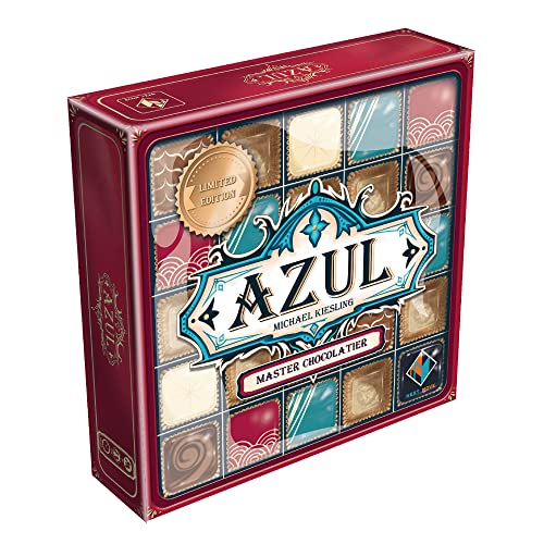 Azul Master Chocolatier Board Game - Craft the Ultimate Chocolate Selection! Tile-Placement Strategy Game for Kids and Adults, Ages 8+, 2-4 Players, 30-45 Minute Playtime, Made by Plan B Games