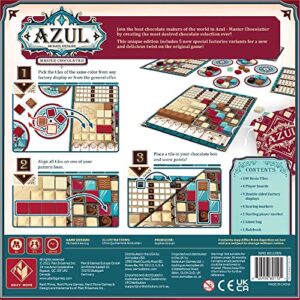 Azul Master Chocolatier Board Game - Craft the Ultimate Chocolate Selection! Tile-Placement Strategy Game for Kids and Adults, Ages 8+, 2-4 Players, 30-45 Minute Playtime, Made by Plan B Games